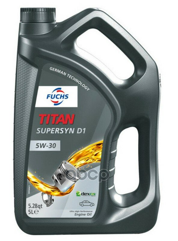 FUCHS Масло моторное TITAN SUPERSYN D1 5W-30 3X5L Арт. 602176967