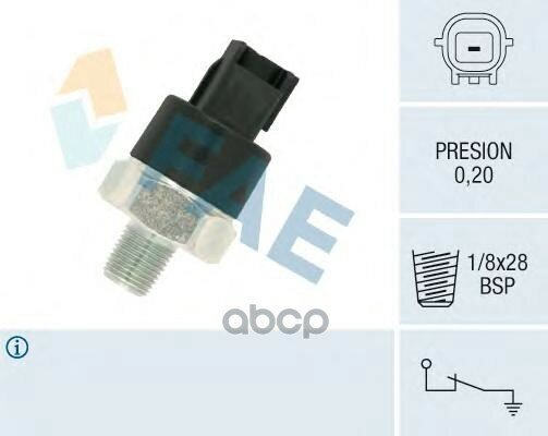 Датчик давления масла Nissan FAE арт. 12555