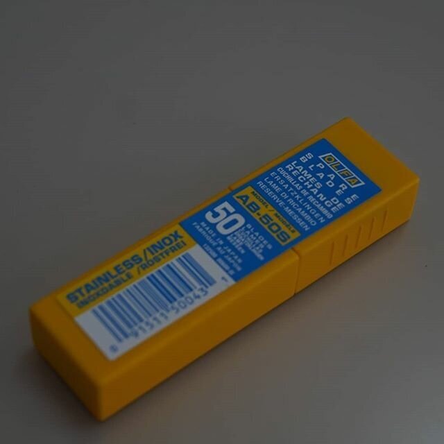 Лезвия OL-AB-50S из нержавеющей стали 9 мм, 50шт