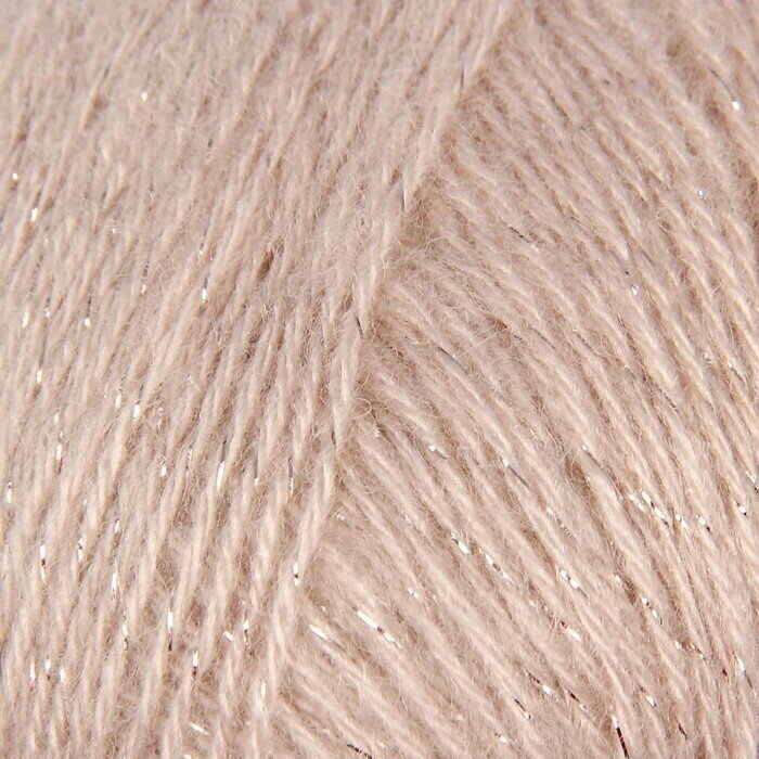 Пряжа Angora Gold Simli 75% акрил, 20% шерсть, 5% металлик 500м/100гр (506 мол. беж)
