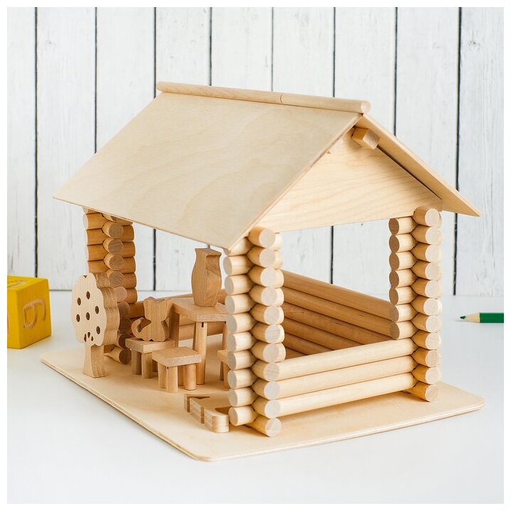 Конструктор деревянный «Беседка», модель для творчества