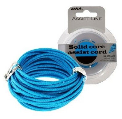 Поводковый материал BKK Solid Core Assist Cord 180lb 4м