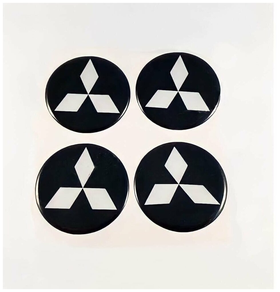 Наклейки на колесные диски Митсубиси / Mitsubishi D-54 mm