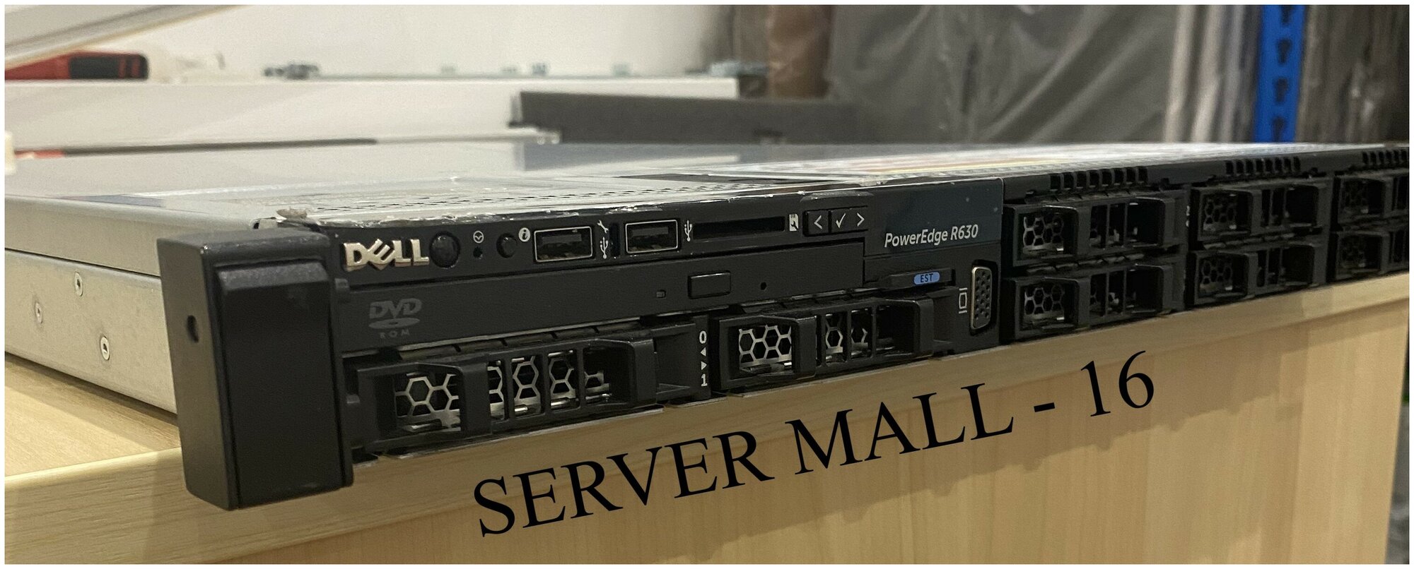 DELL PowerEdge R630 8SFF (2хXeon E5-2620v3 (6C 15M Cache 2.40 GHz) 64Gb DDR4 ECC