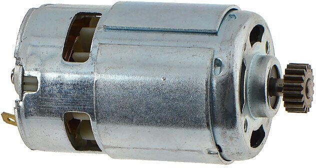 Двигатель с шестерней JD750 DC18V подходит для дрели-шуруповерта аккумуляторной ЗУБР ЗДА-18-2 КИН, ЗДА-18-2 КИН20