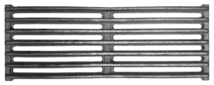 Чугунная решетка-гриль РГ-5 "Сибирячка" (400*150*21 мм)