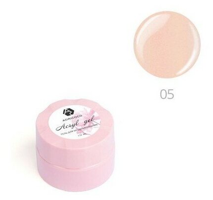 ADRICOCO, Акригель №5, беж, 10 мл