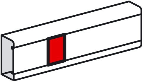 Legrand (Легранд) Накладка на стык крышки для кабель-каналов Metra 85х50, 100х50 и 130х50 638001