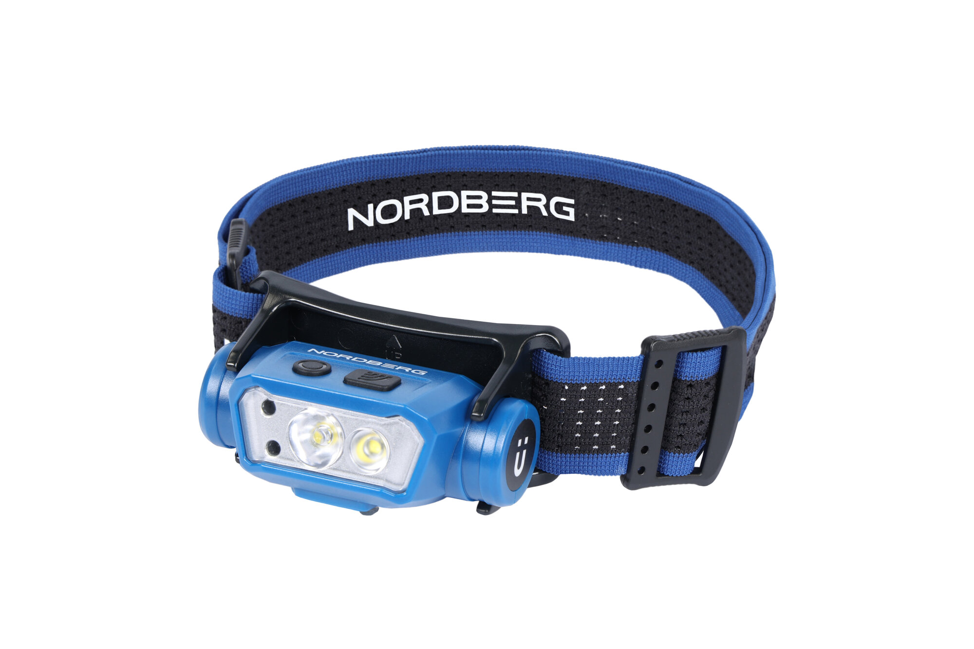 NORDBERG Фонарь светодиодный налобный, аккумуляторный, 3,7 В c датчиком движения 1953