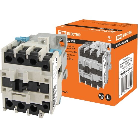 Пускатель электромагнитный Tdm Electric ПМ12-025151 У3В 400В 1р (SQ0714-0045)