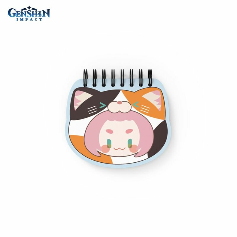 Блокнот по мотивам игры Геншин Импакт Teyvat Zoo Themed Diona