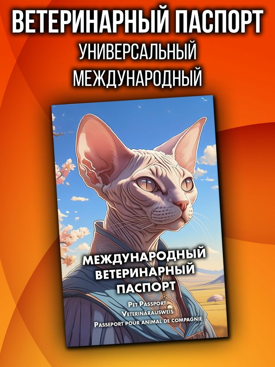 Ветеринарный паспорт международный для кошек сфинкс