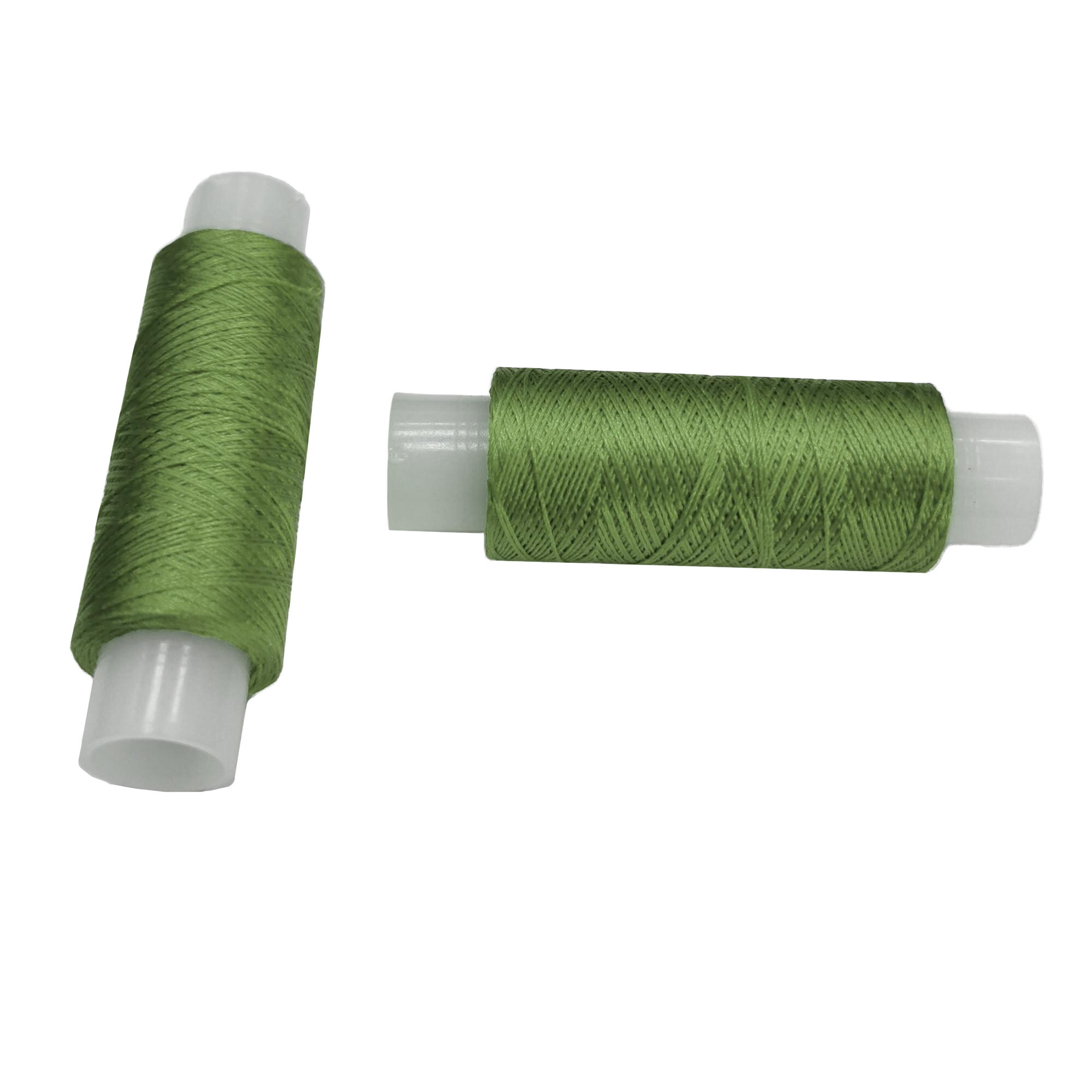 Нить шелковая, Моснитки 33С, цвет №115 (цвет оливково-зеленый), катушка 100 метров