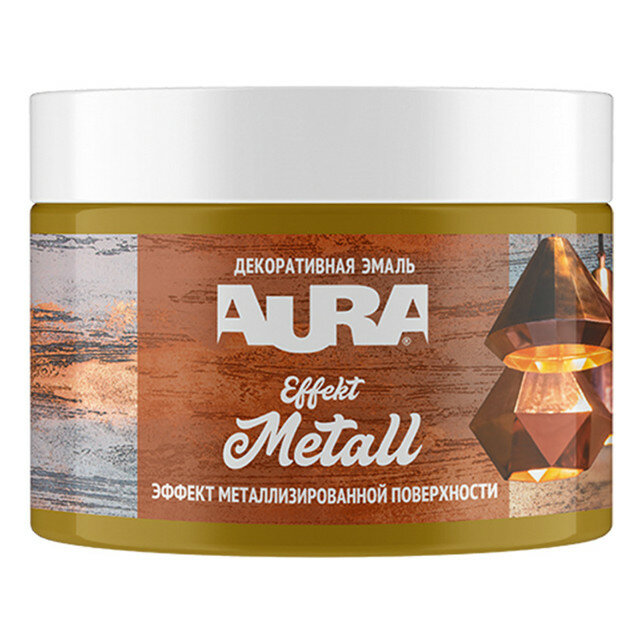Эмаль декоративная AURA Effekt Metall хамелеон 0,25 кг, арт. ADP125