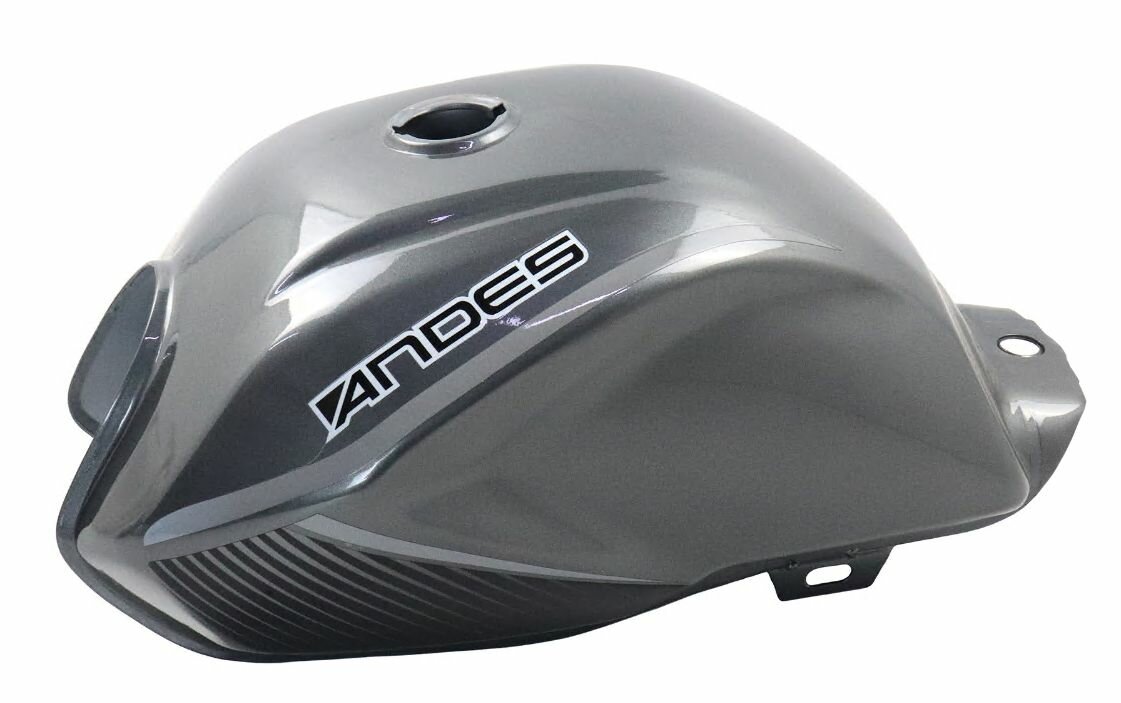 Бензобак Alpha ANDES серебристый