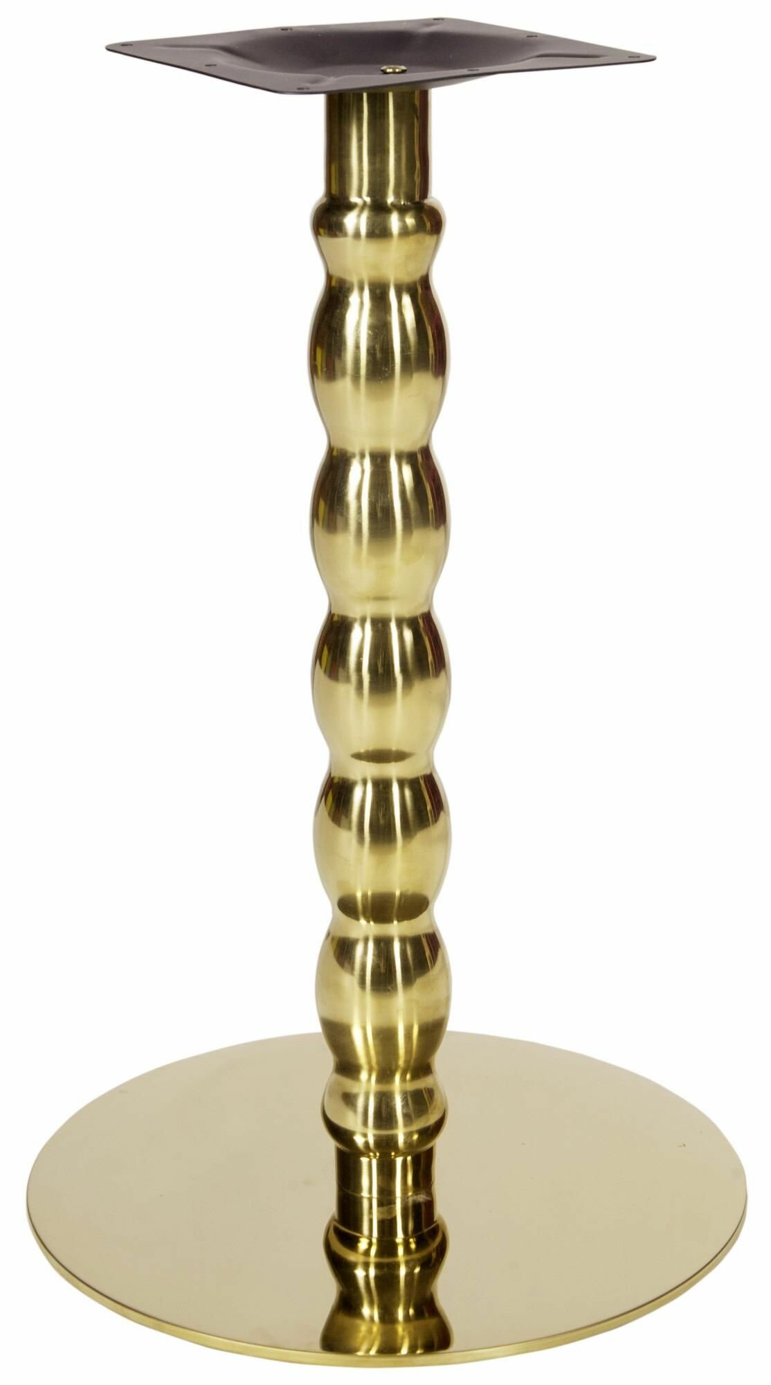 Подстолье 1287EM STOOL MARKET золотой, круглая столешница, круглое основание