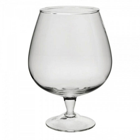Ваза-бокал бренди на ножке , 5л h28 d20 /4