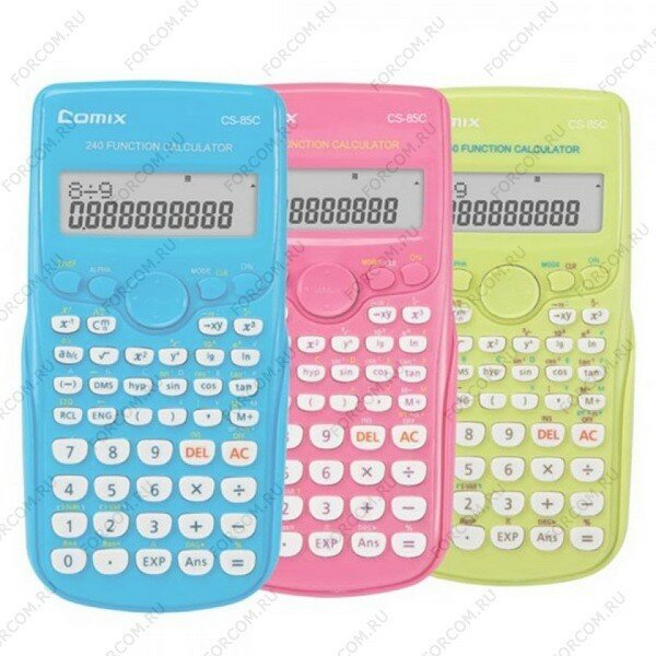 Калькулятор научный Comix CS-85C BU голубой (COMIX CS-85C BU)