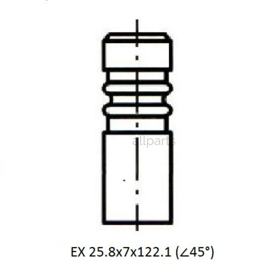 ZIKMAR Z17408R Клапан ДВС Citroen Jumper, Peugeot Boxer, Fiat Ducato 2.2 HDI (4HG,4HH,4HJ,4HM,4HU,4HV) 06- ZIKMAR Z17408R