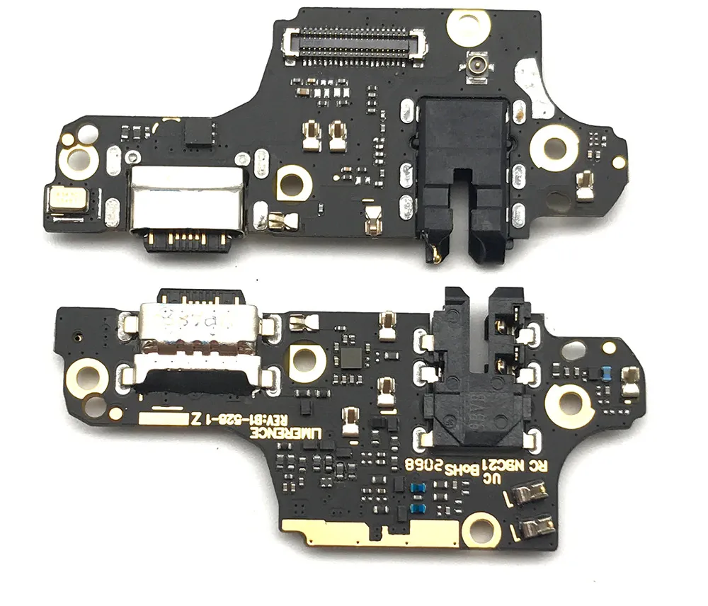 Шлейф для Xiaomi Redmi Note 9 Pro плата системный разъем/разъем гарнитуры/микрофон
