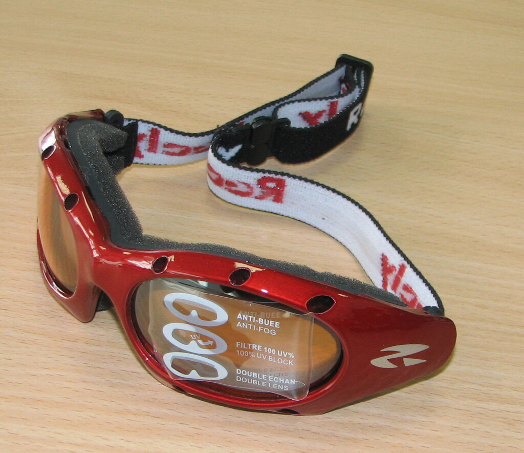 Мото-очки-мини-маска Rooly Eagle Red 6002 для экстремальных видов спорта / квадроцикл / мокик / скутер / снегоход