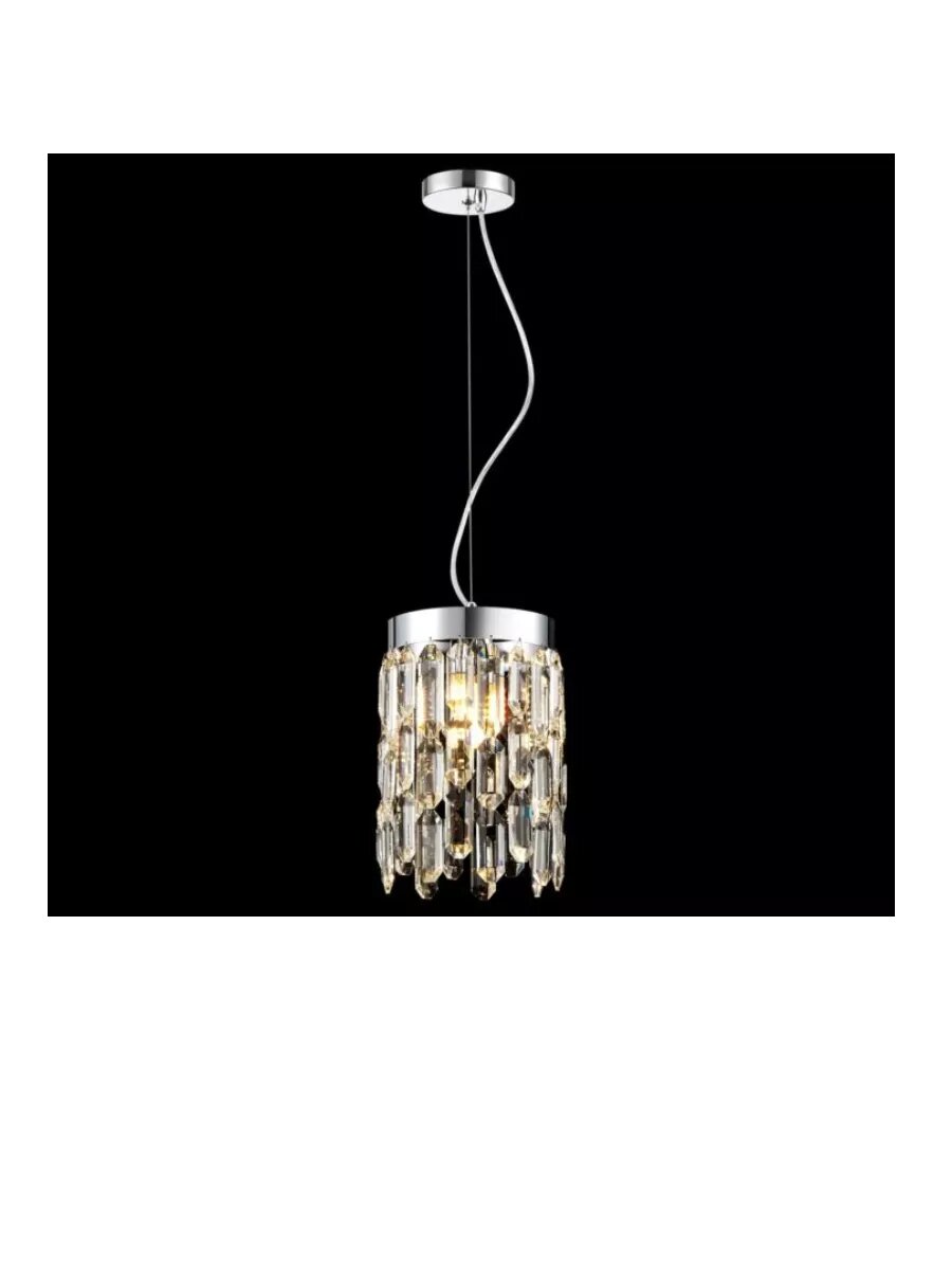 Люстра newrgy lighting F6-ф200*H300ChromeПодвес, хром бриллиант, цоколь Е14, 60 Вт, свет нейтральный белый, для гостиной