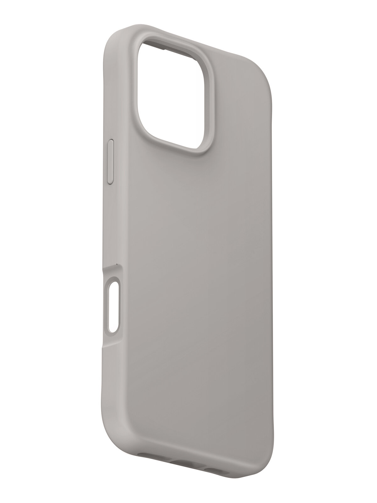Uniq для iPhone 16 Pro Max чехол COEHL CREME Liquid silicone with Strap Taupe Grey (MagSafe)