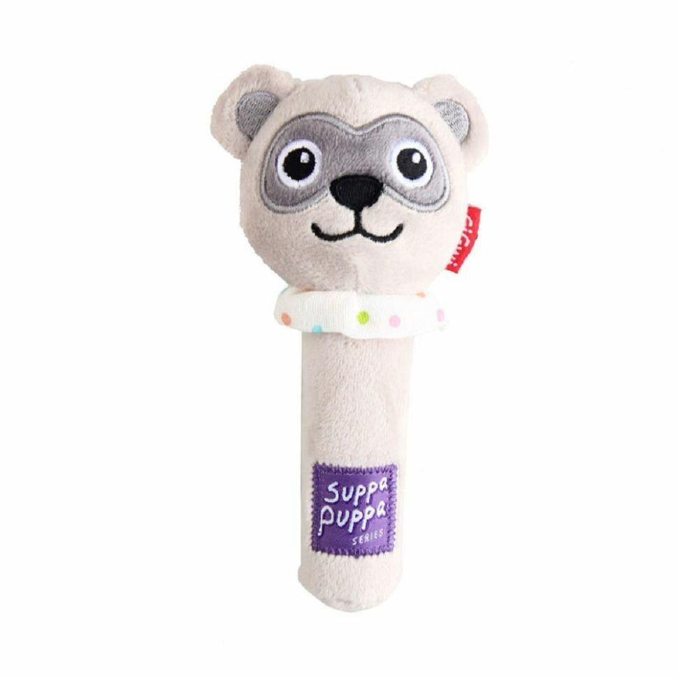 GiGwi: Игрушка для маленьких собак Мишка с пищалкой 15 см, серия SUPPA PUPPA