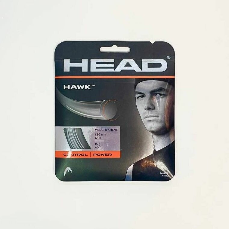 Струна теннисная Head Hawk Grey 1.30mm 12m