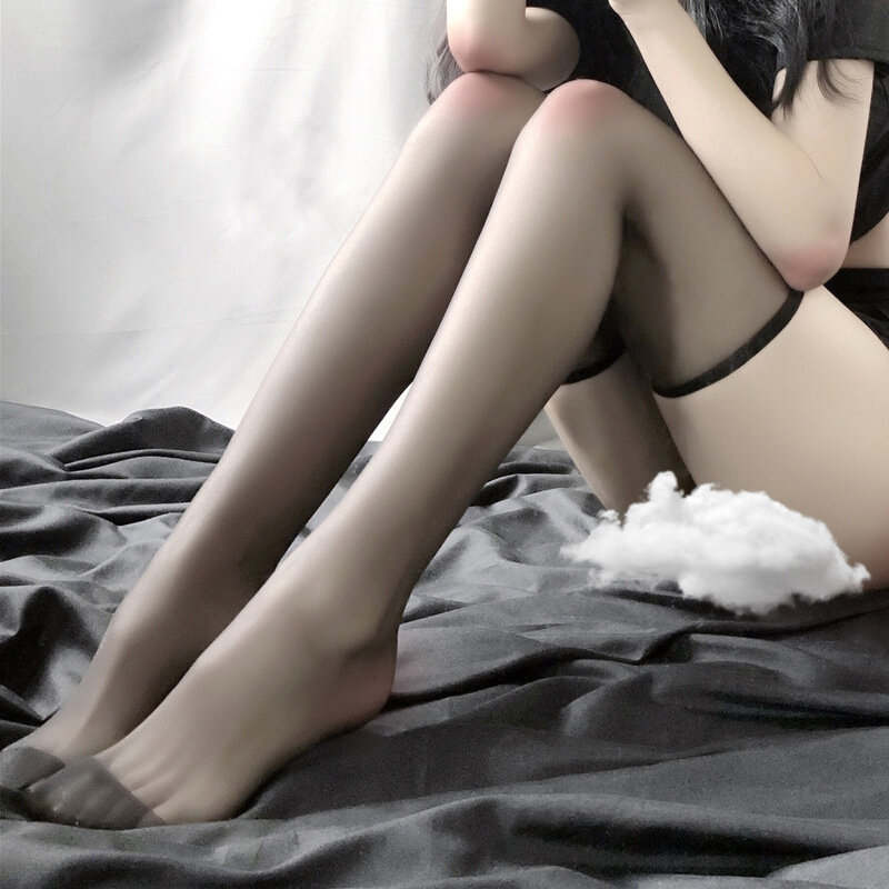 Сексуальные чулки средней длины из сетчатой ткани в японском стиле, гольфы выше колена, кружевные чулки, черные чулки без бретелей.