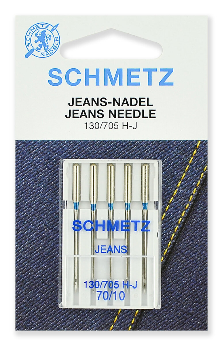Иглы для джинсы Schmetz 130/705 Н-J №70, 5 шт.