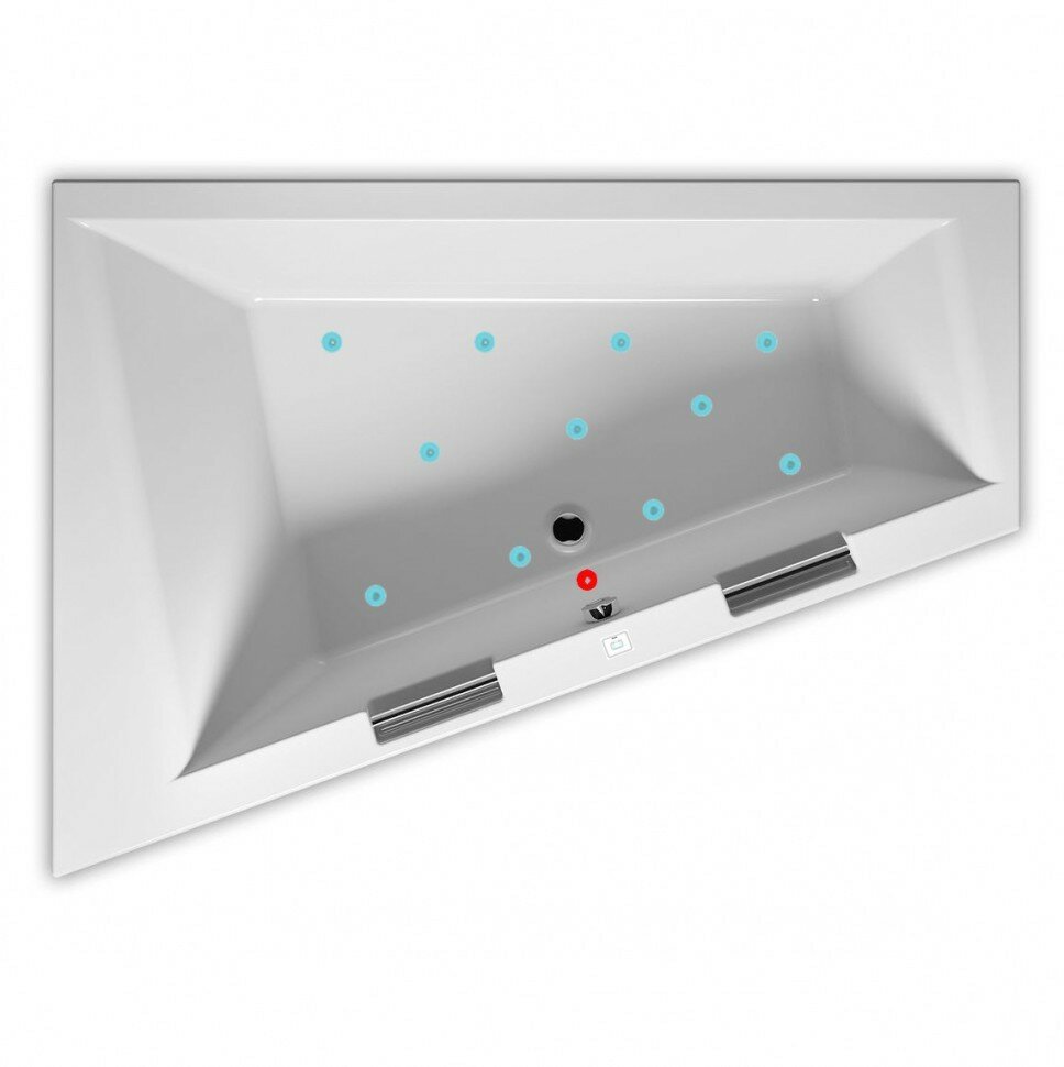 Гидромассажная ванна RIHO DOPPIO AIR 180х130 см R