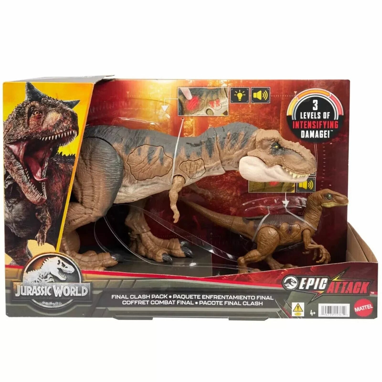 Mattel Jurassic World, Вышедшие из печати игрушки динозавров