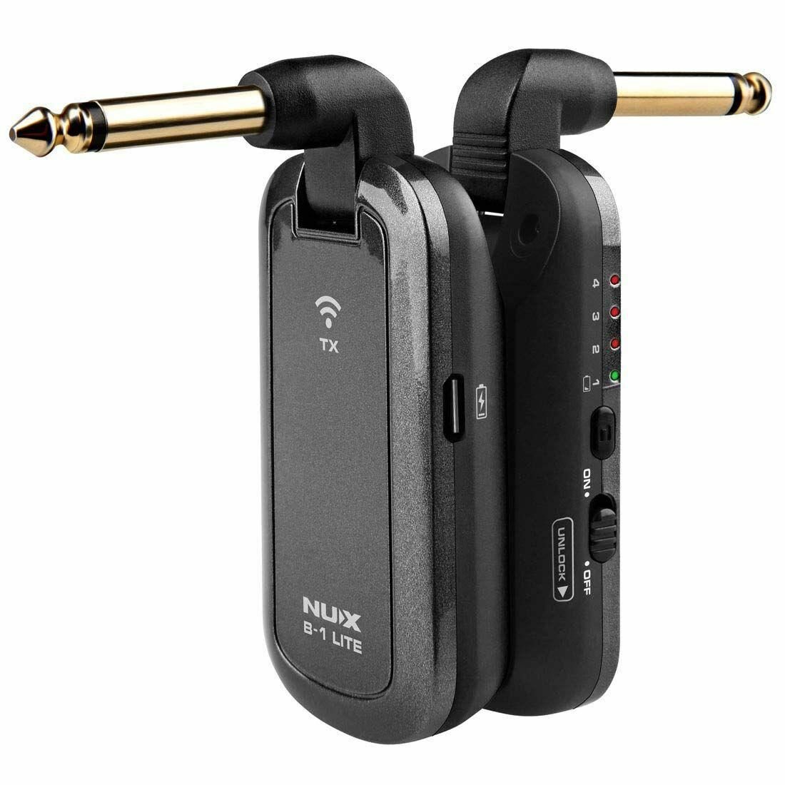 Беспроводная гитарная система NUX B-1 Lite 2.4 ГГц, менее 5 мс задержки, анти WiFi помехи, перезаряжаемый беспроводной гитарный приемник-передатчик -kpa