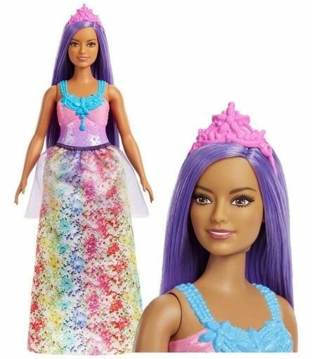Кукла Барби Принцесса с фиолетовыми волосами HGR17