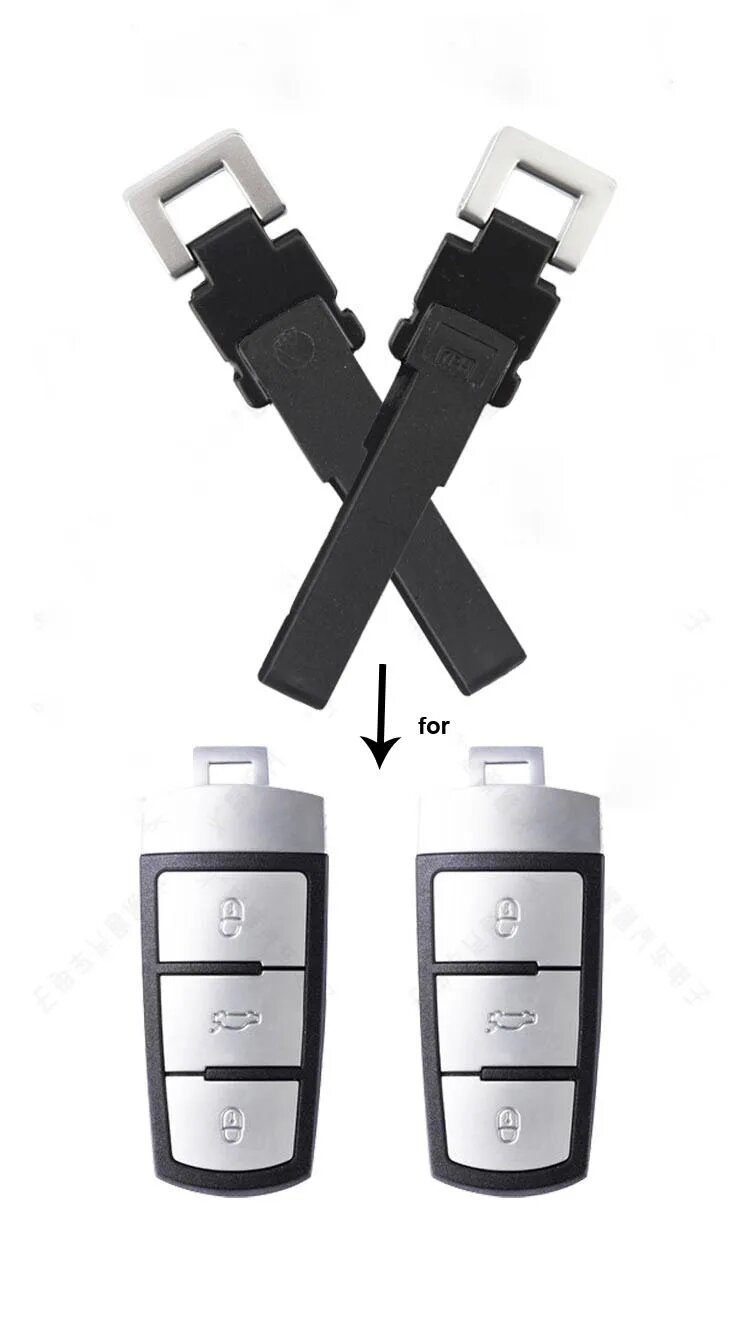 Умный ключ для VW Magotan CC B8, аварийный ключ Touareg для Volkswagen Golf Phideon Magotan CC, 1PCS