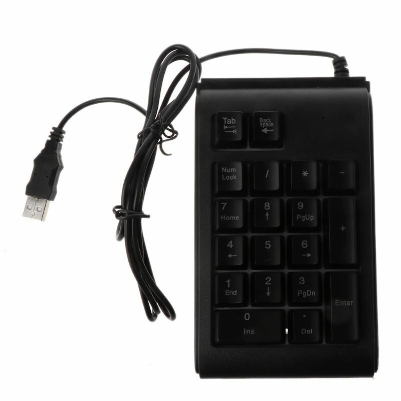(1 шт.) Проводная USB цифровая клавиатура (Numpad) с подсветкой