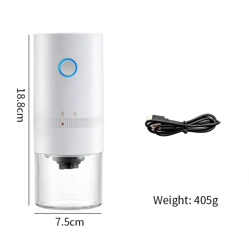 Кофемолка Xiaomi Mijia с зарядкой от USB, White Classical