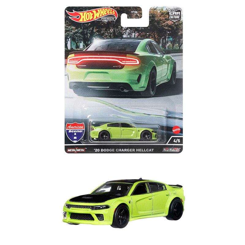 Машинка коллекционная Mattel Hot Wheels Premium Car Culture FPY86:20 Dodge Charger Hellcat
