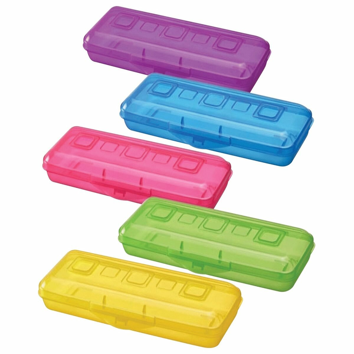 Пенал-футляр Стамм "Премиум. Primavera", 210х90х40мм, пластик (ПН16)