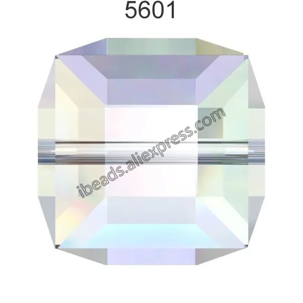 Сваровски 5601, хрустальная бусина 8 мм, Crystal 001 ABB