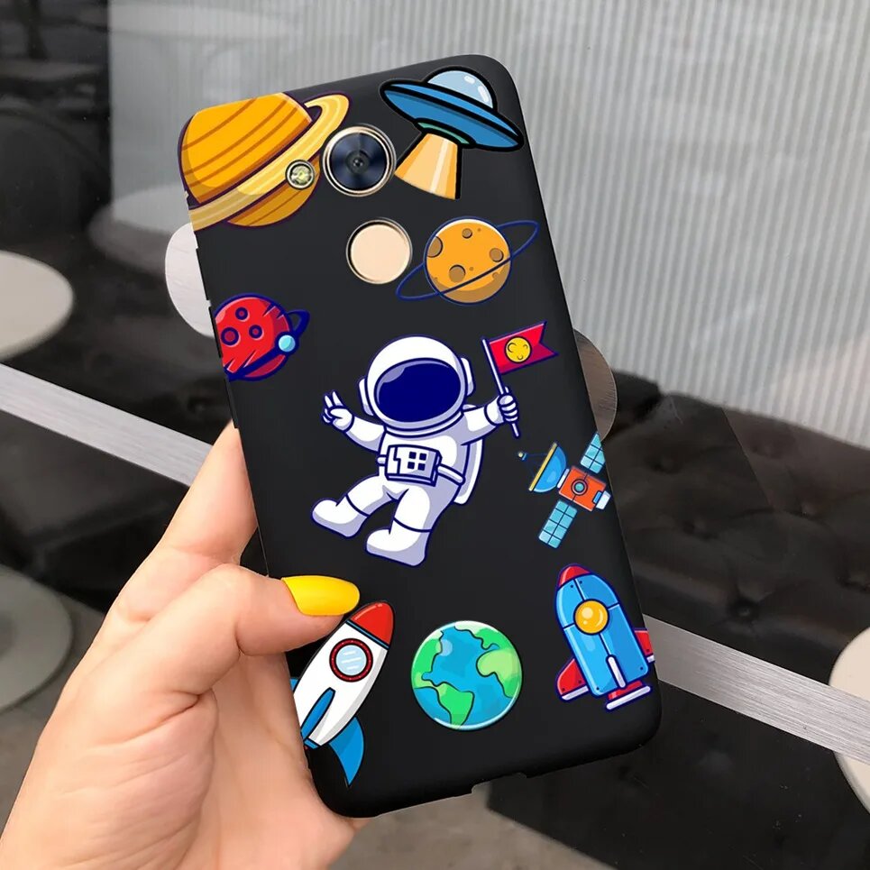 Чехол для Huawei Y9a, 6,63 дюйма, милый Модный мягкий силиконовый Темно-синий, TGhei1620, Honor 6A