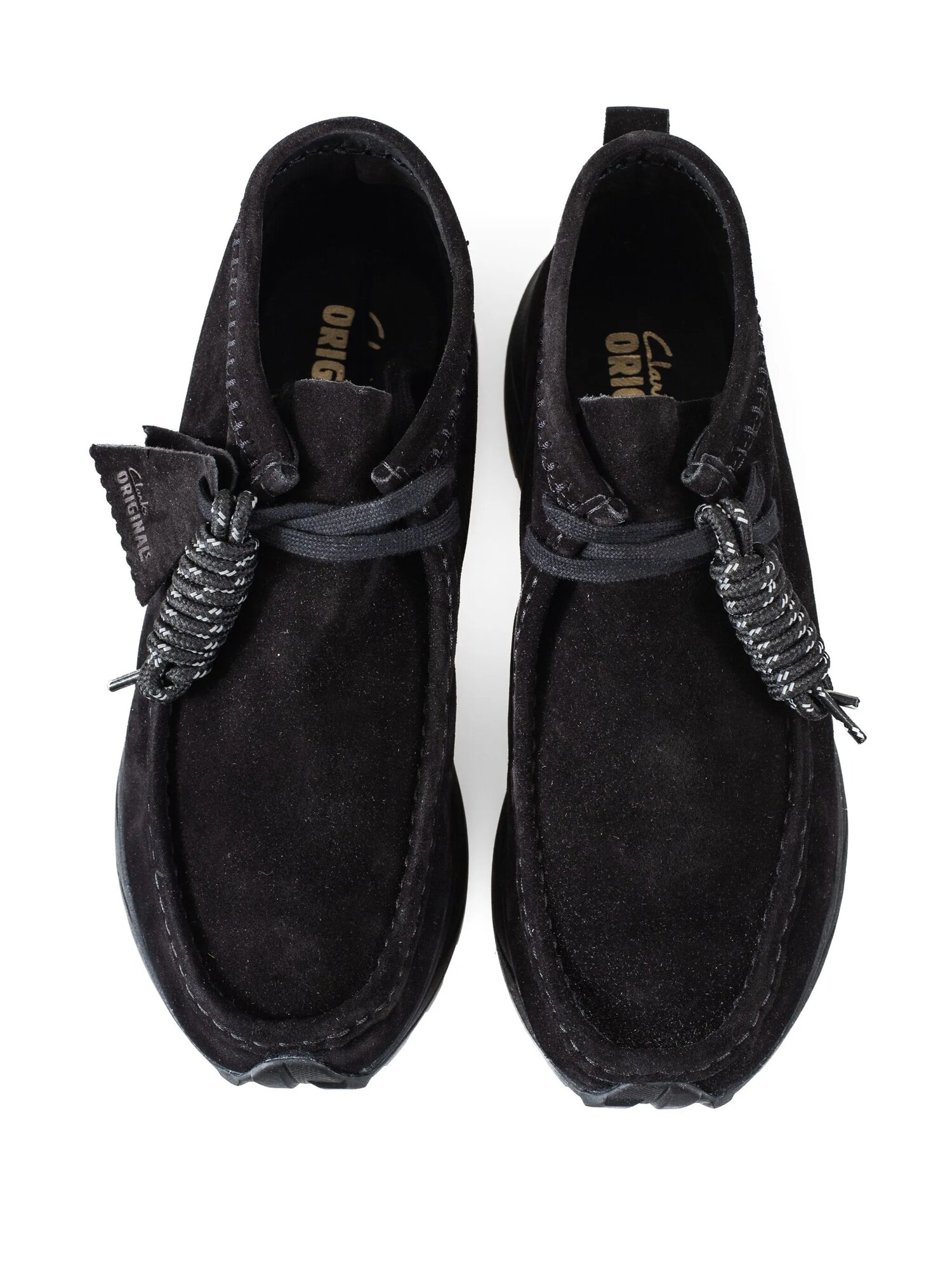 Ботинки Clarks ORIGINALs Wallabee Eden, размер 9 UK, черный — фото 1
