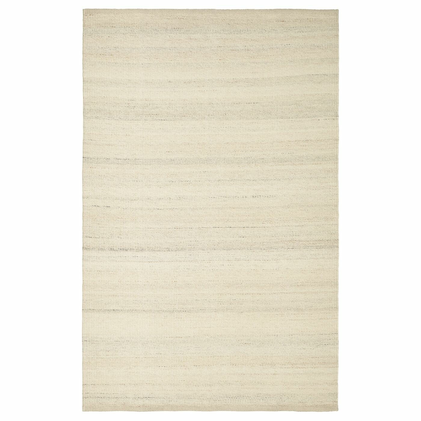 Плоский тканый ковер IKEA TIDTABELL 105.618.49, 133x195 см, бежевый