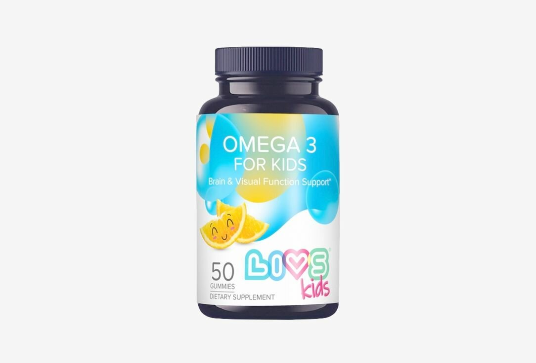 Комплекс Омега кислот для детей LIVS пектин, цитрат натрия, бета каротин