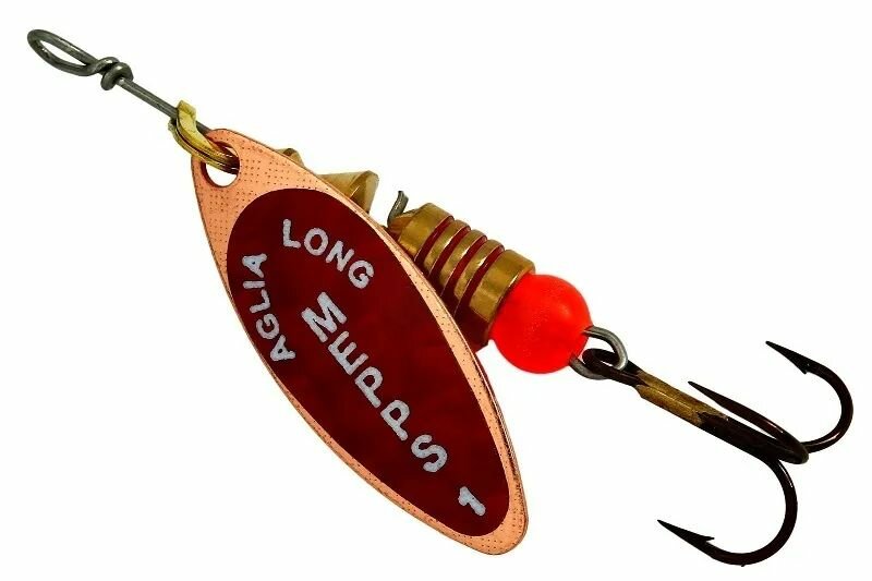 Блесна вращающаяся MEPPS Aglia Long REDBO 1, Copper