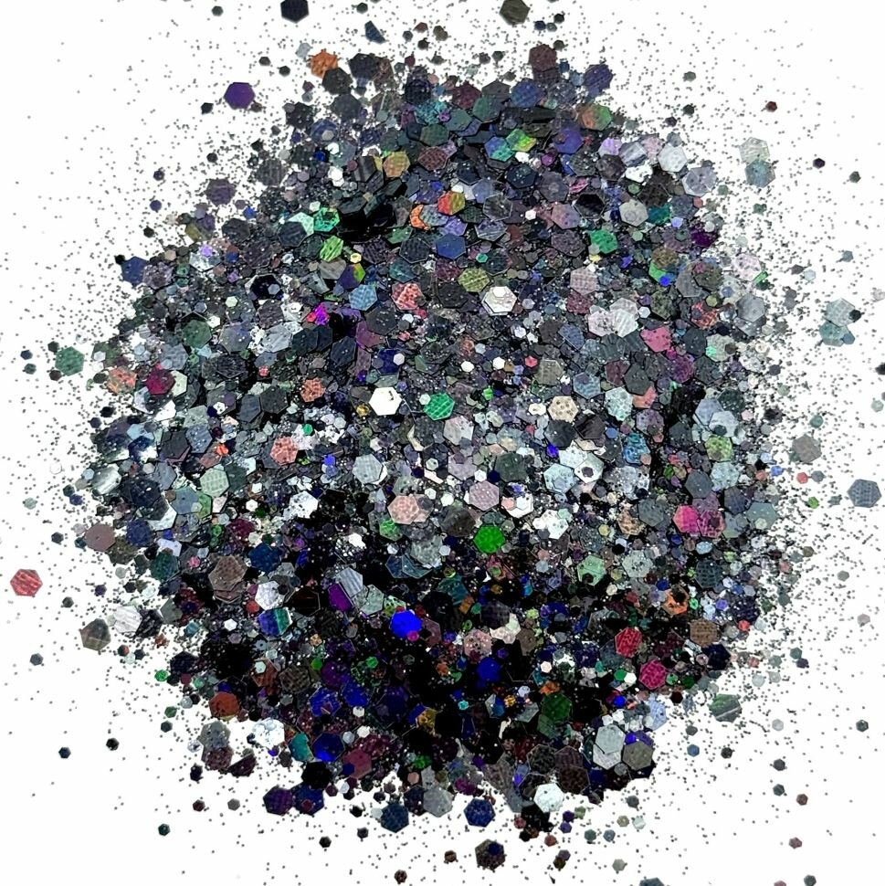 Блестки-голографик EPOXYMASTER "Черная пантера", 25мл