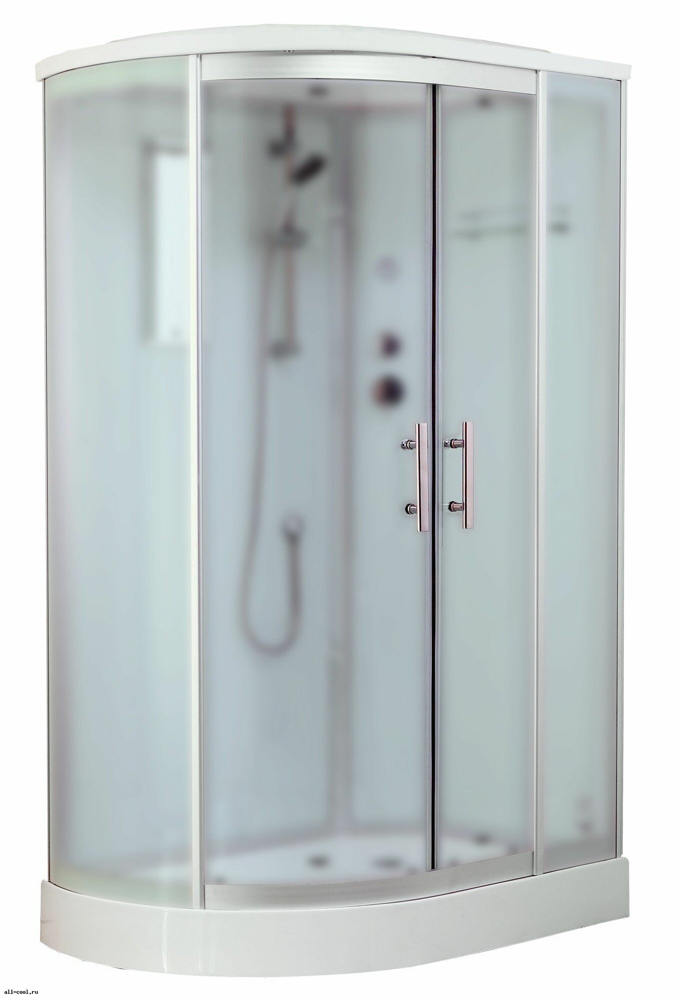 Душевая кабина Timo Standart Т-6602 Silver R Fabric 120x85