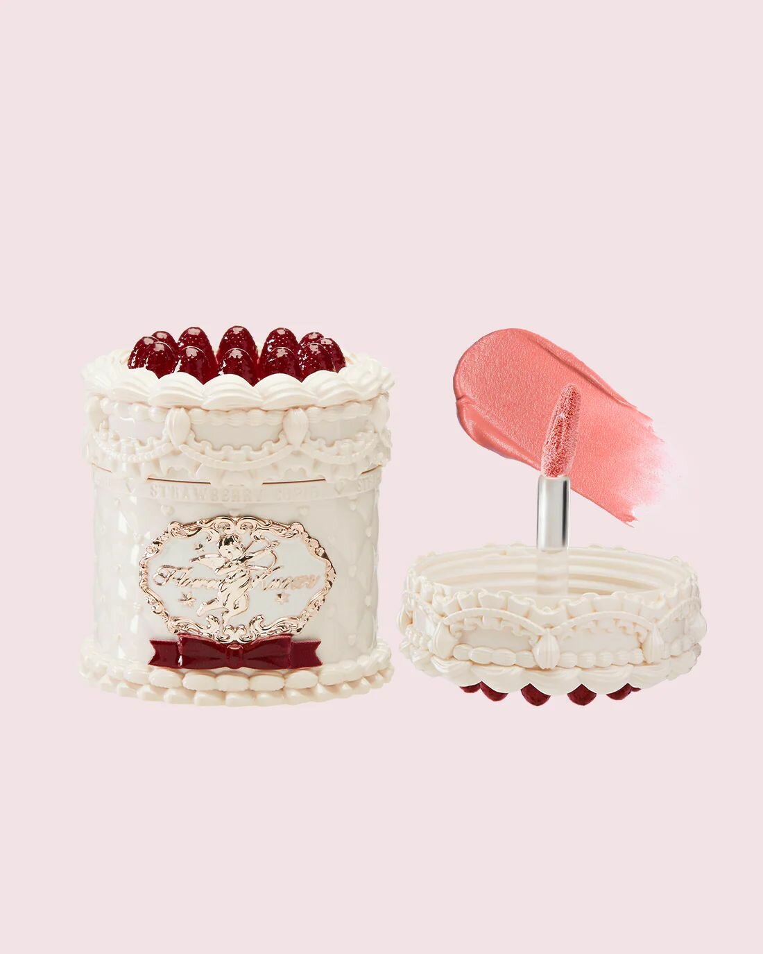 Кремовая помада Flower knows Strawberry Cupid V02 Souffle