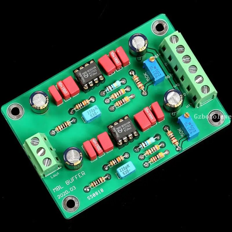 GZbotolave HIFI MBL6010D Предусилитель 2 канала NE5534 OPA finished board